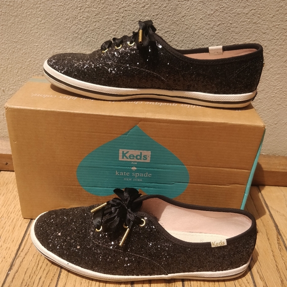 Keds | Shoes | Keds Glitter Celebrations Lace Up Sneakers | Poshmark